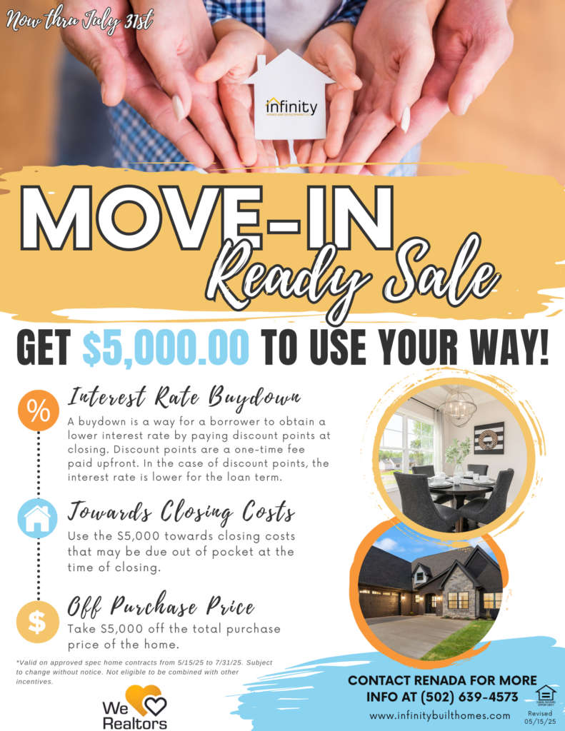 Current Specials - Infinity Homes - New Homes in Southern Indiana